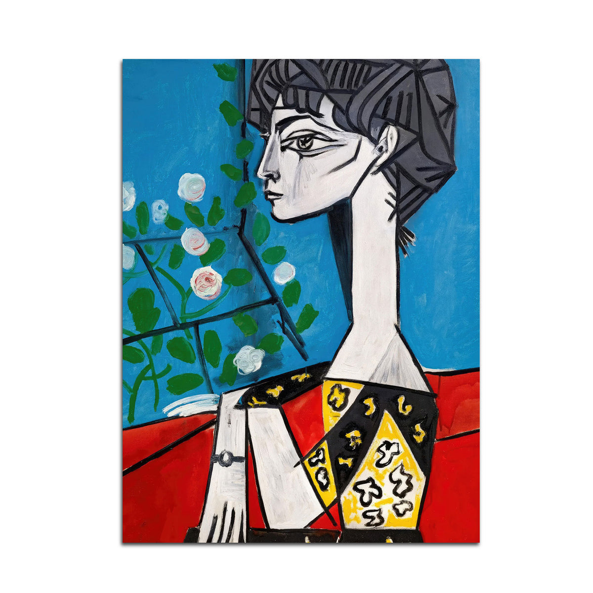 Pablo Picasso: Jacqueline with flowers – deepgallery