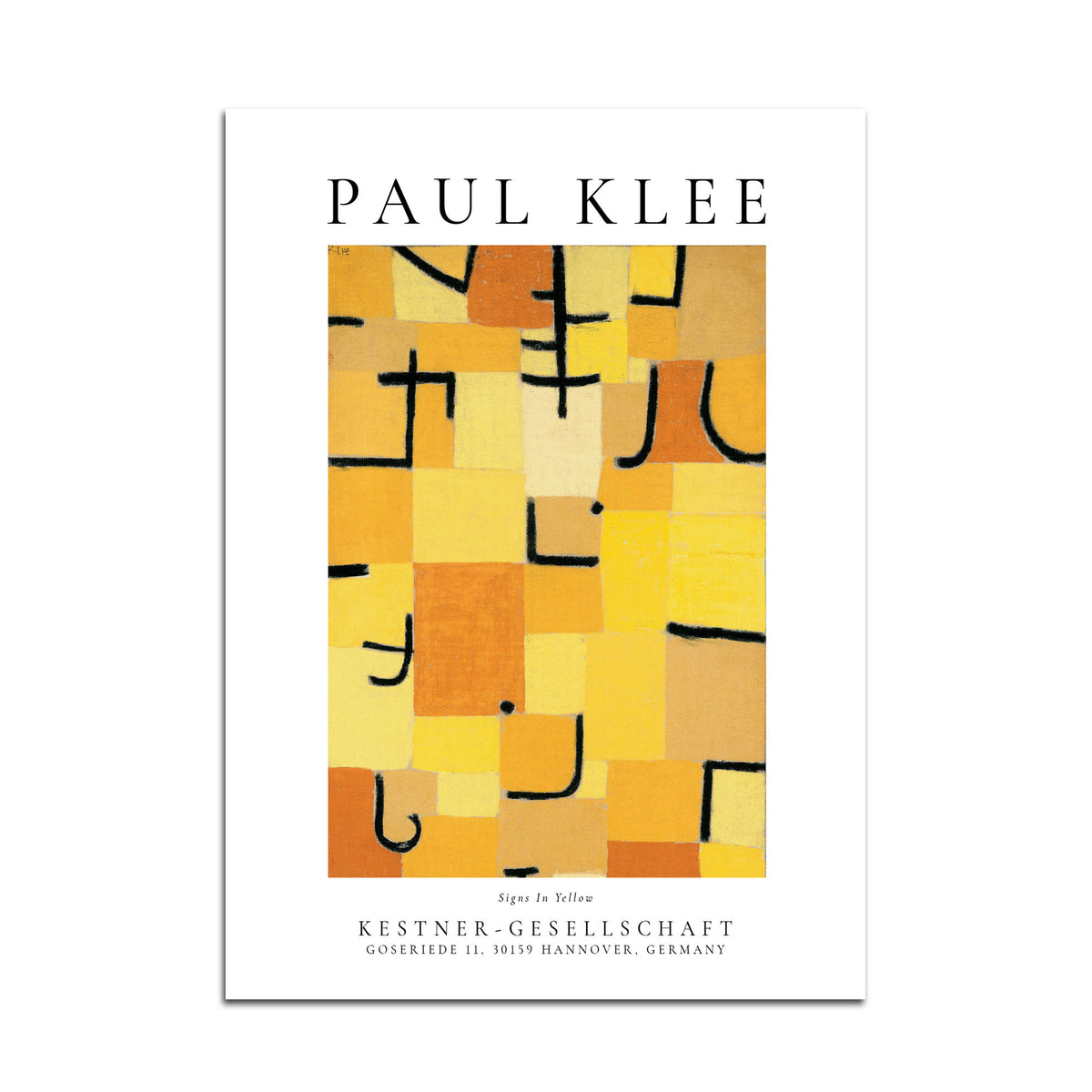 Paul Klee Signs in Yellow – deepgallery