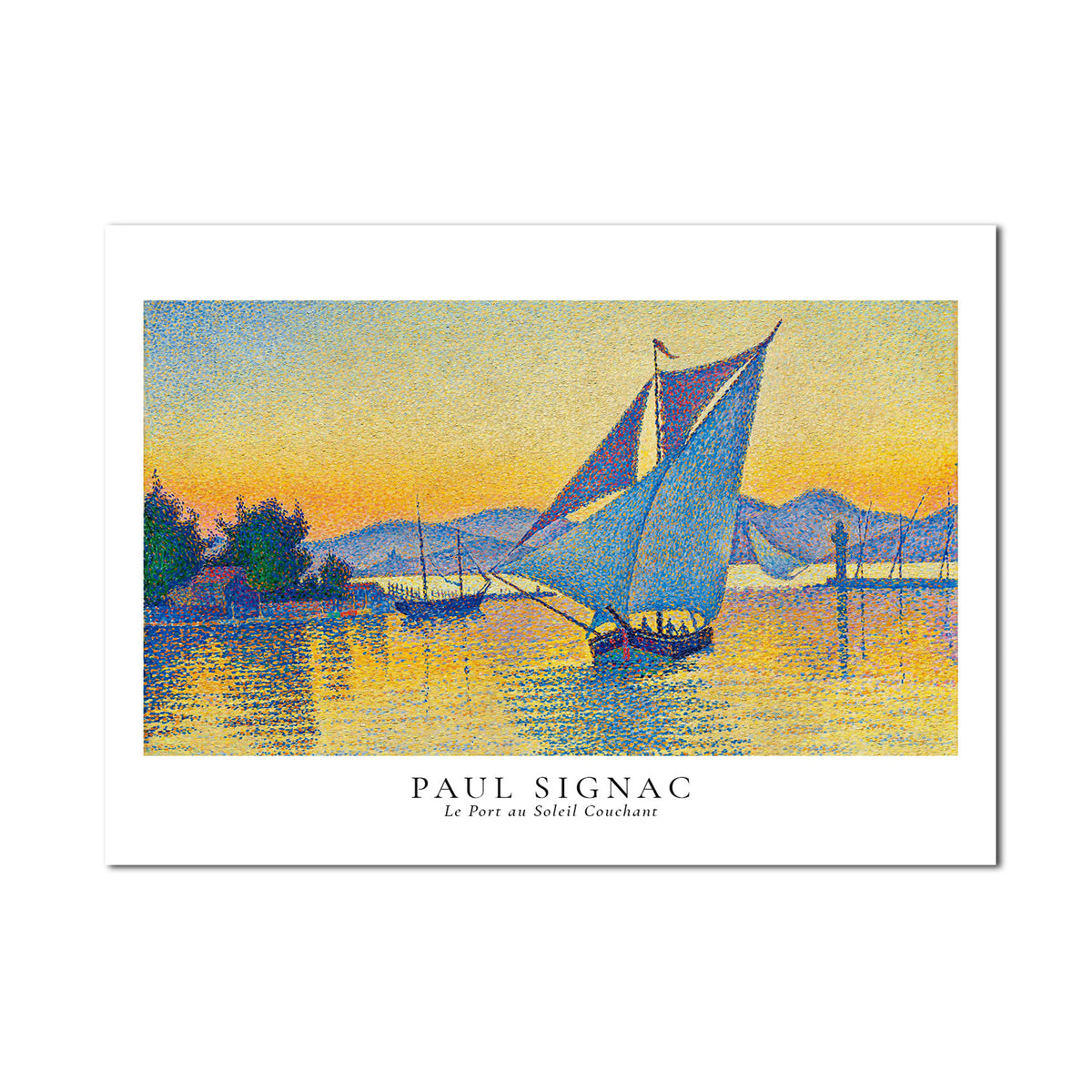 Paul Signac The Port at sunset – deepgallery